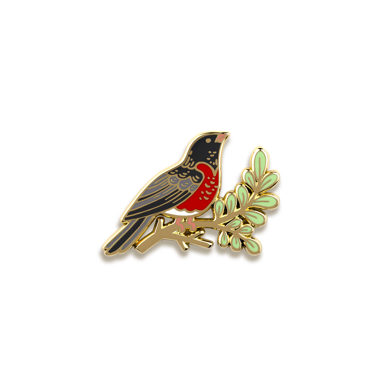 Robin Enamel Pin by Wildship Studio – Pinultimate